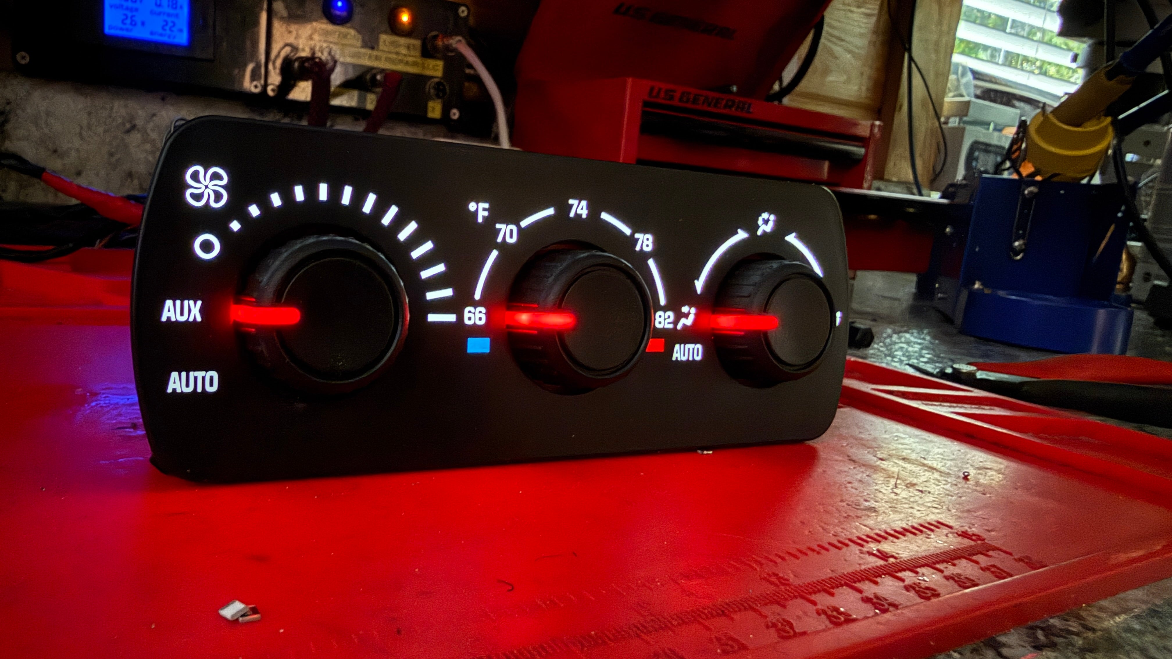 2003-2006 GM SUV Rear (Auxiliary) Climate Control LED Conversion (Ship ...