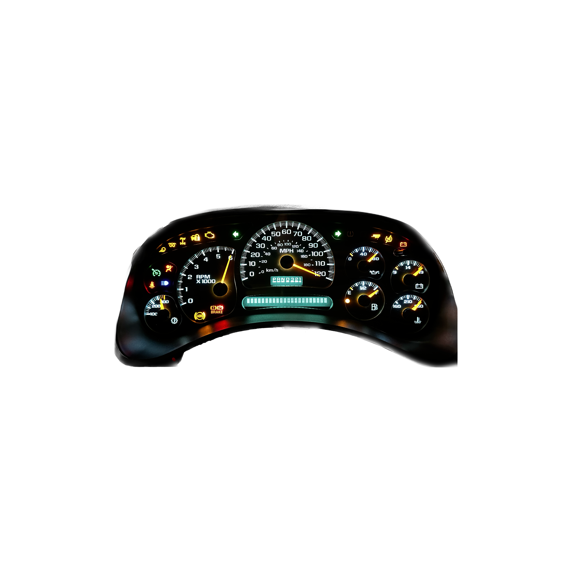 2003-2006 & 2007 Classic GM Full-size STOCK Cluster Rebuild (Ship In ...